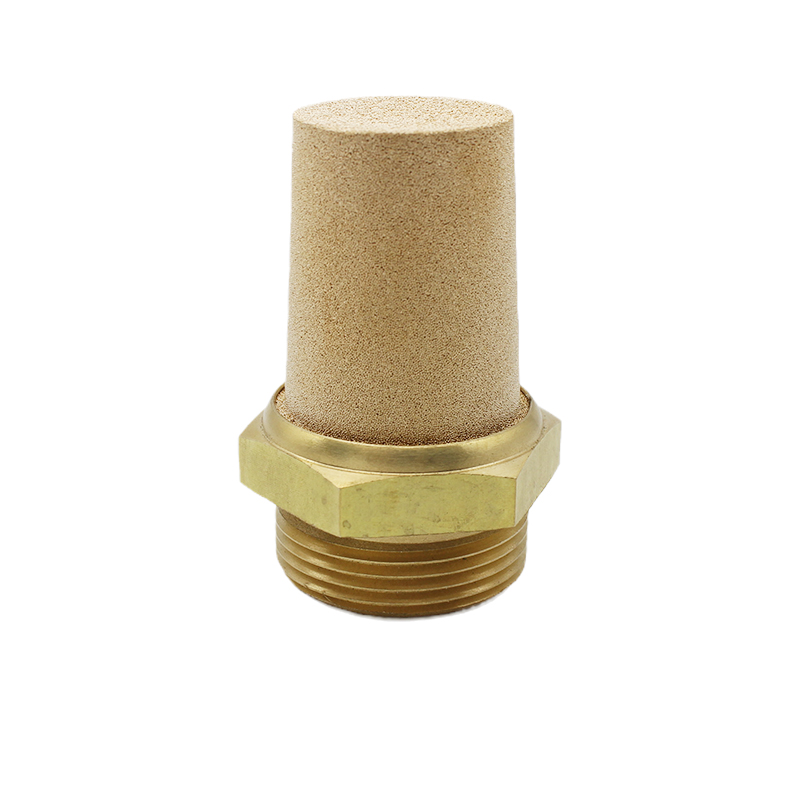 Air Silencer brass copper Fittings Pneumatic Valve Flat End Exhaust ...