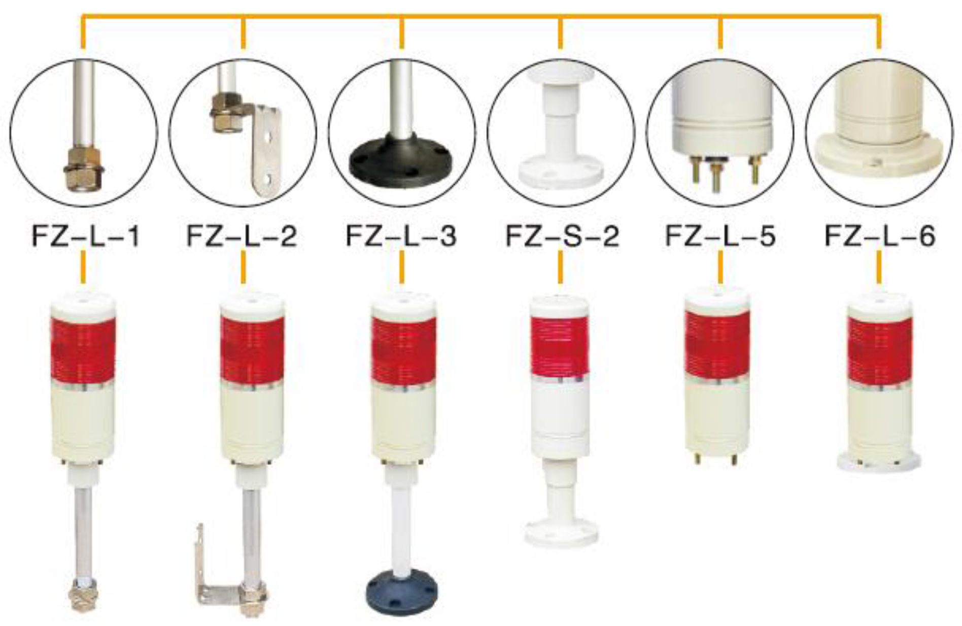 LTA508 LED Machine Alarm Lamp Signal Tower Warning Light - YUEQING YUMO ...