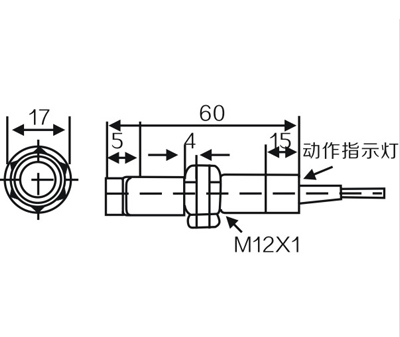 China M12 metal laser sensor,M12 adjustable photoelectric sensor,M12 ...