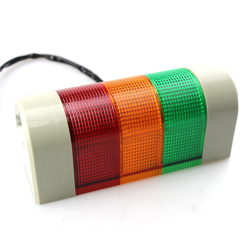 Semi-circular steady warning light 3 layer warning light with buzzer ...