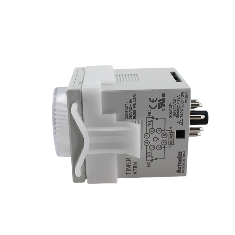 Autonics AT8N Time Relay Multi-function Digital Timer with Analog Dial Control With Relay Socket ...
