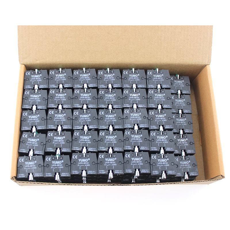 LAY5-BE101 contact element NO green push button contactor contact ...