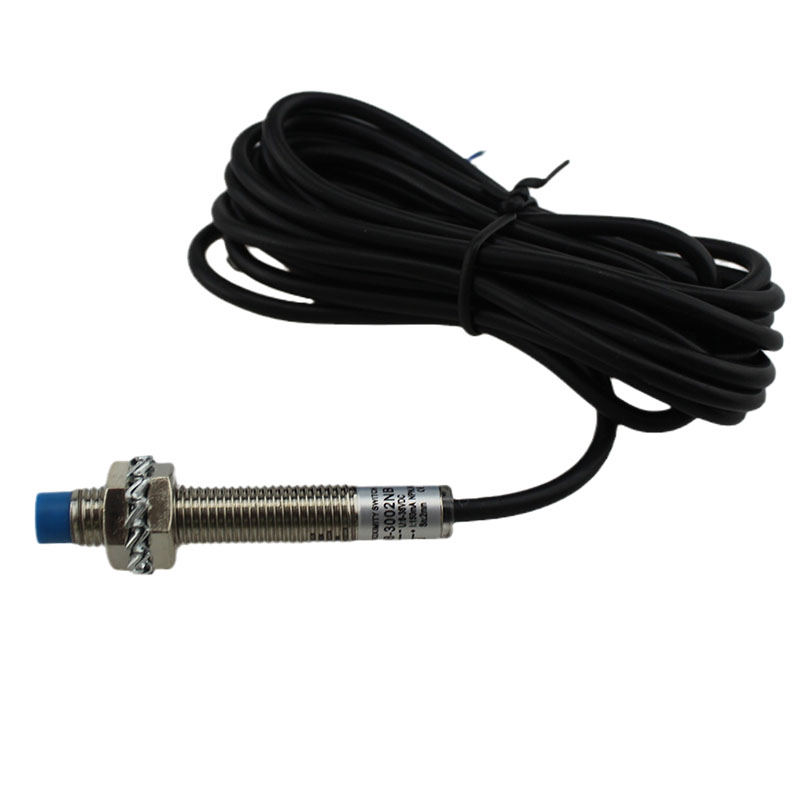 LM8-3002NB M8 NPN NC non-flush Cylinder inductive proximity switch, China proximity sensor ...