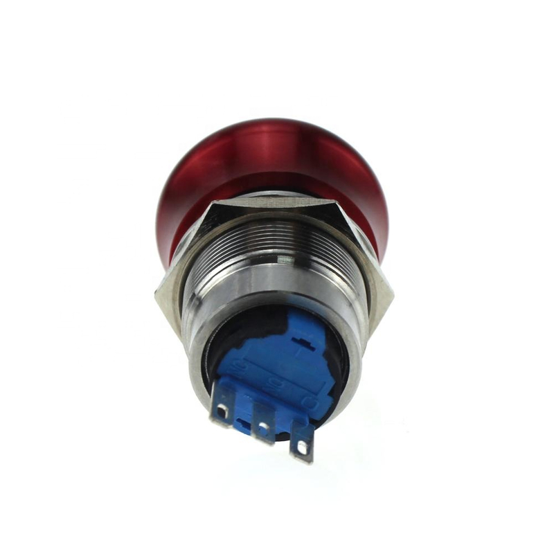 22mm IP67 stainless steel industrial emergency stop button switch ...
