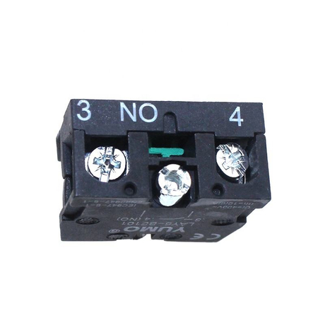 LAY5-BE101 contact element NO green push button contactor contact ...